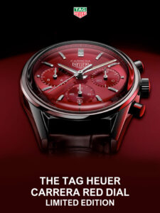 TAG HEUER CARRERA RED DIAL LIMITED EDITION | Sugar & Cream | A ...