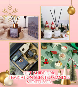 GIFT GUIDE FOR TEMPTATION SCENTED CANDLE & DIFFUSSER | Sugar & Cream ...