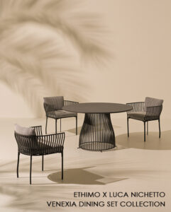 ETHIMO X LUCA NICHETTO – VENEXIA DINING SET COLLECTION | Sugar & Cream ...