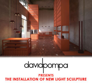 studio davidpompa PRESENTS THE INSTALLATION OF NEW LIGHT SCULPTURE | Sugar & Cream | A Beautiful ...