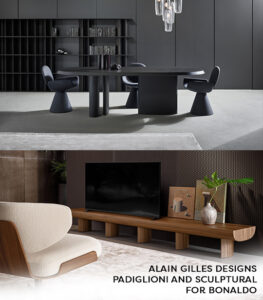 ALAIN GILLES DESIGNS PADIGLIONI AND SCULPTURAL FOR BONALDO | Sugar ...