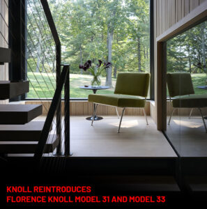 KNOLL REINTRODUCES FLORENCE KNOLL MODEL 31 AND MODEL 33 | Sugar & Cream ...