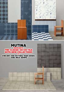 MUTINA REINVENTS THE CLASSIC 20×20 TILE WITH NEW COLLECTIONS BY VINCENT ...