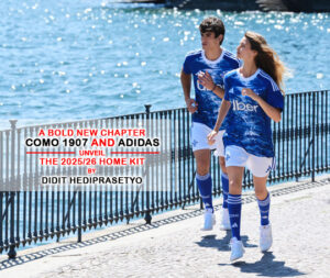 A BOLD NEW CHAPTER: COMO 1907 AND ADIDAS UNVEIL THE 2025/26 HOME KIT BY ...