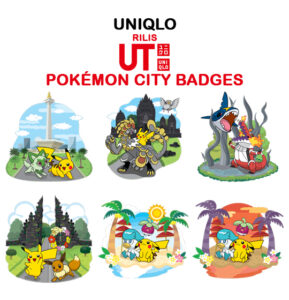 UNIQLO RILIS UTME! POKÉMON CITY BADGES | Sugar & Cream | A Beautiful ...